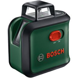 Bosch Home and Garden BOSCH HOME & GARDEN Kreuzlinienlaser »AdvancedLevel 360« Ø Arbeitsbereich: 24m grün-schwarz-rot Genauigkeit: +-0.4mm/m