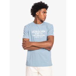 Quiksilver T-Shirt »Feeding Line« Faded Denim XXL XXL Ärmel: kurzärmlig