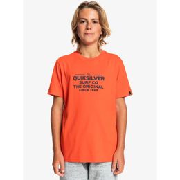 Quiksilver T-Shirt »Feeding Line« Cherry Tomato 14(155-164cm) 14(155-164cm) Ärmel: kurzärmlig