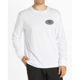 Billabong Langarmshirt &raquo;Crayon Wave&laquo; White M M Kollektion: &bdquo;Cosmic Echoes 2"-Kollektion