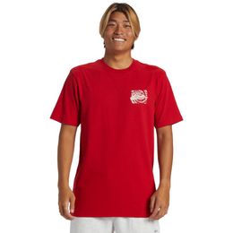Quiksilver T-Shirt »Hurricane Or Hippie« Salsa L L Material: Baumwollstoff aus Open-End-Garn...