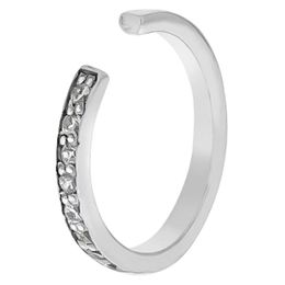 Firetti Ohrklemme »Schmuck Geschenk Silber 925 Ohrschmuck Ear Climber glitzernd« mit Zirkonia (synth.) silberfarben-kristallweiß + kristallweiß 12...