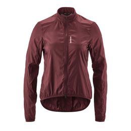 Gonso Fahrradjacke »Road Jacket Wind W« Damen Radjacke, atmungsaktive Rennrad-Windjacke, Funktionsjacke rotbraun 36 36 Enganliegende Passform