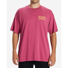 Billabong T-Shirt »Arch Wave« Wild Berry XXL XXL Stoff: Baumwollstoff [210 g/m2]