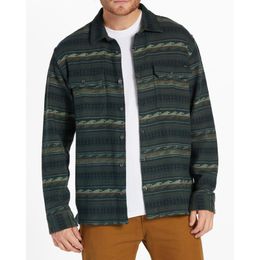 Billabong Langarmhemd &raquo;Offshore Jacquard Flannel&laquo; Dark Forest XL - US-Gr&ouml;&szlig;en US-Gr&ouml;&szlig;en XL Stoff: Baumwollstoff