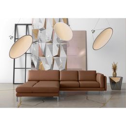 Machalke Ecksofa &raquo;vivien, L-Form&laquo; mit diversen Armlehnenfunktionen cognac SADDLE