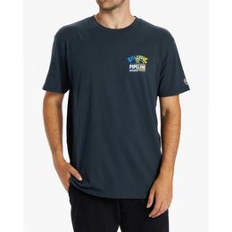 Billabong T-Shirt »Pipeline Poster« Navy L L Collection: Pro Pipeline-Kollektion