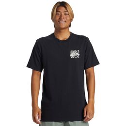 Quiksilver T-Shirt »Hurricane Or Hippie« schwarz S S Material: Baumwollstoff aus Open-End-Garn...
