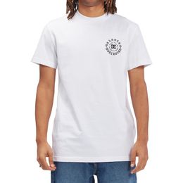 DC Shoes T-Shirt »DC Old Circle« White L L Stoff: Jersey-Stoff aus Baumwolle [200 g/m2]
