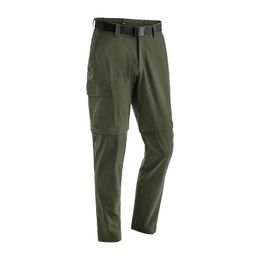 Maier Sports Funktionshose »Torid slim zip« Herren Wanderhose, zipp-off Outdoor-Hose, 4 Taschen, Slim Fit moosgrün 26 - Kurzgrößen Kurzgrößen 26...