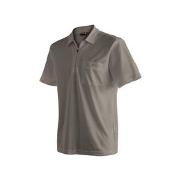 Maier Sports Funktionsshirt &raquo;Arwin 2.0&laquo;, Eignet sich ideal f&uuml;r Wanderungen und Freizeitaktivit&auml;ten schlamm XL XL Bequemes Poloshirt mit Brusttasche...