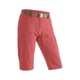 Maier Sports Caprihose »Kluane« Damen Shorts, kurze Wanderhose, Outdoorhose mit 2 Taschen, Regular Fit karminrot 21 - Kurzgrößen Kurzgrößen 21...