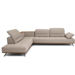 Alte Gerberei Ecksofa », L-Form« Beige-Grau