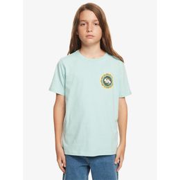 Quiksilver T-Shirt »Omni Circle« Pastel Turquoise Stoff: Baumwoll-Jersey-Stoff [160 g/m2]