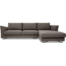 Alte Gerberei Ecksofa », L-Form« Grau-Braun