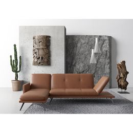 Machalke Ecksofa &raquo;butterfly, L-Form&laquo; cognac SADDLE