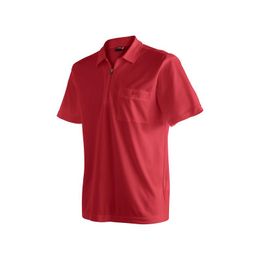Maier Sports Funktionsshirt &raquo;Arwin 2.0&laquo; Eignet sich ideal f&uuml;r Wanderungen und Freizeitaktivit&auml;ten rot L L Bequemes Poloshirt mit Brusttasche f&uuml;r...
