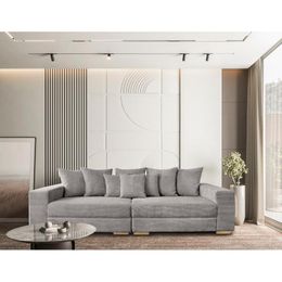 GEPADE Big-Sofa »Adrian, Loungesofa« hellgrau