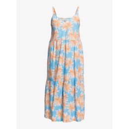 Roxy Sommerkleid »Waiting Line Printed« Azure Blue Palm Island XS - US-Größen US-Größen XS Stoff: Mittelschweres, bedrucktes...