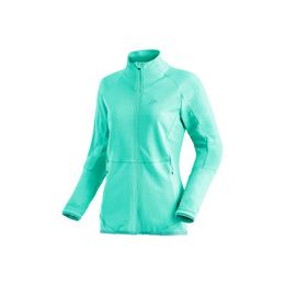 Maier Sports Fleecejacke »Sinaia W« Damen Midlayer, atmungsaktiv schnelltrocknend, Full-Zip, Regular Fit helltürkis 46 46 Wabenfleece-Jacke für...