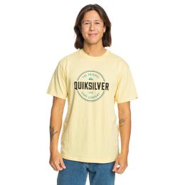 Quiksilver T-Shirt »Circle Up« Mellow Yellow XS XS Stoff: Baumwoll-Jersey-Stoff [160 g/m2]