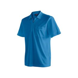 Maier Sports Funktionsshirt &raquo;Arwin 2.0&laquo; Eignet sich ideal f&uuml;r Wanderungen und Freizeitaktivit&auml;ten saphirblau S S Bequemes Poloshirt mit Brusttasche...