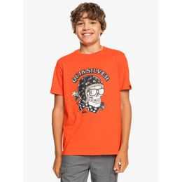 Quiksilver T-Shirt »Skull Trooper« Cherry Tomato 16(165-172cm) 16(165-172cm) Ärmel: kurzärmlig
