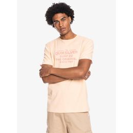 Quiksilver T-Shirt »Feeding Line« Almond Cream XXL XXL Ärmel: kurzärmlig