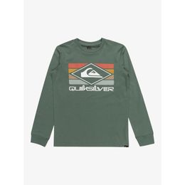 Quiksilver Langarmshirt »Qs Rainbow« Laurel Wreath 12(148-156cm) 12(148-156cm) Stoff: Baumwoll-Jersey-Stoff [160 g/m2]