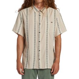Billabong Kurzarmhemd »Sundays Jacquard« Cream XXL - US-Größen US-Größen XXL Stoff: Baumwoll-Viskose-Jacquard-Mischgewebe