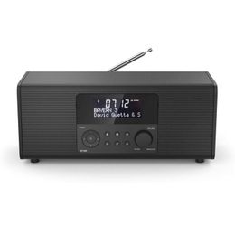 Hama Digitalradio (DAB+) »Digital Radio, DAB Radiowecker, FM/Stereo/6W DR1400« ( ) schwarz Weck- und Snooze-Funktion, Sleep-Timer
