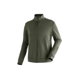 Maier Sports Funktionsshirt &raquo;Granni M&laquo; Herren Midlayer-Jacke, atmungsaktiv und schnelltrocknend, Fleece-Jacke moosgr&uuml;n 50 50 Hybrid-Midlayer aus...