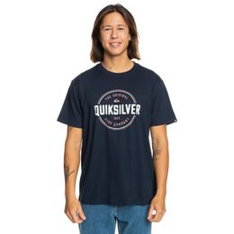 Quiksilver T-Shirt »Circle Up« Navy Blazer XL XL Stoff: Baumwoll-Jersey-Stoff [160 g/m2]
