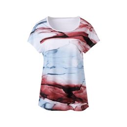 DEPROC Active Funktionsshirt »CLAIRE WOMEN« mit Allover-Print weiß 40 (M) 40 (M) Lässig geschnittenes Oversized Shirt