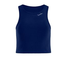 WINSHAPE Tanktop &raquo;AET135LS&laquo; Functional Light and Soft dark blue M M Kurzes, l&auml;ssiges Tanktop mit gro&szlig;z&uuml;gigem Armausschnitt