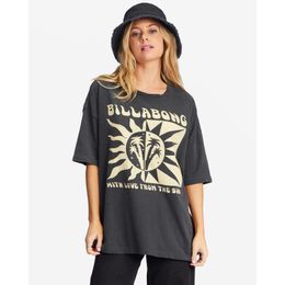 Billabong T-Shirt »With Love From The Sun« Off Black XXL XXL Stoff: Baumwoll-Jersey