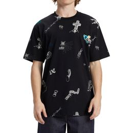 DC Shoes T-Shirt »Scribble« Black Scribble Print S S Stoff: Jersey-Stoff aus Baumwolle [200 g/m2]