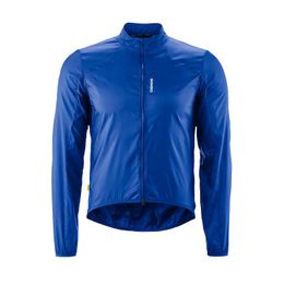 Gonso Fahrradjacke »Road Jacket Wind M« Herren Radjacke, atmungsaktive Rennrad-Windjacke, Funktionsjacke dunkelblau XL XL Enganliegende Passform