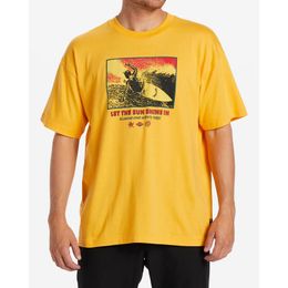 Billabong T-Shirt &raquo;Slash&laquo; Mango XS XS Stoff: Baumwollstoff [210 g/m2]