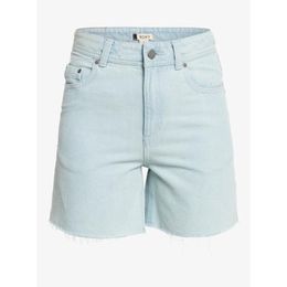 Roxy Jeansshorts »Morning Splendour Mid« Bleached Blue 31(XXL) 31(XXL) Stoff: Baumwollstoff