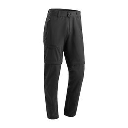 Maier Sports Outdoorhose »Tajo Zip Loop« Herren Wanderhose, Zip-Off Funktionshose, 4 Taschen, Regular Fit schwarz 52 - Normalgrößen Normalgrößen 52...