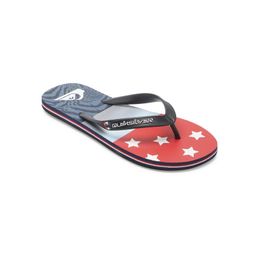 Quiksilver Sandale »Molokai 4th« Blue 2 12(45) 12(45) Flexibles, synthetisches, an 3 Punkten...