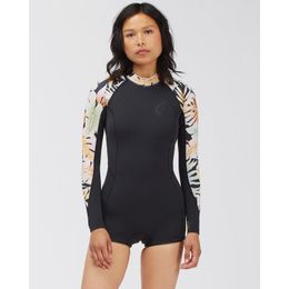 Billabong Neoprenanzug &raquo;2/2mm Spring Fever&laquo; schwarz L170-175cm59-68kg L170-175cm59-68kg Lang&auml;rmliger Springsuit f&uuml;r Frauen