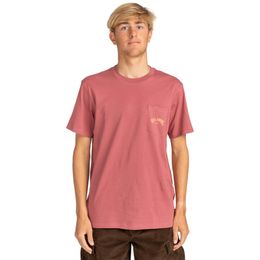Billabong T-Shirt »Stacked Arch« Rose Dust XS XS Weicher, hochwertiger Siebdruck auf der Tasche