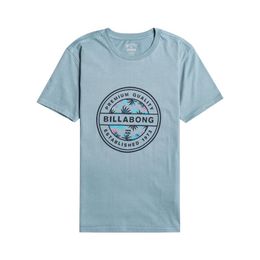 Billabong T-Shirt »Rotor Fill« blau M M Stoff: Baumwoll-Jersey-Stoff [160 g/m2]