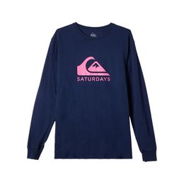 Quiksilver Langarmshirt &raquo;Snyc Graphic&laquo; Ocean M M Stoff: Baumwollstoff