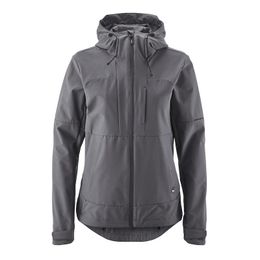 Gonso Fahrradjacke »Trail Jacket W« robuste Damen Radjacke, windabweisende Funktionsjacke, Slim Fit grau 36 36 Körpernahe Passform