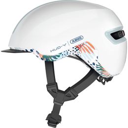 Abus Fahrradhelm &raquo;HUD-Y&laquo; wei&szlig;, bunt