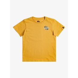 Quiksilver T-Shirt »Rising Water« Mustard 6(115-120cm) 6(115-120cm) Stoff: Baumwoll-Jersey-Stoff [160 g/m2]