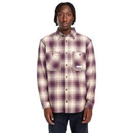 Element Langarmhemd »Hawthorne 2Pkt Heavyweight« Plum Perfect Plaid XL - US-Größen US-Größen XL Conscious by Nature: Baumwolle
